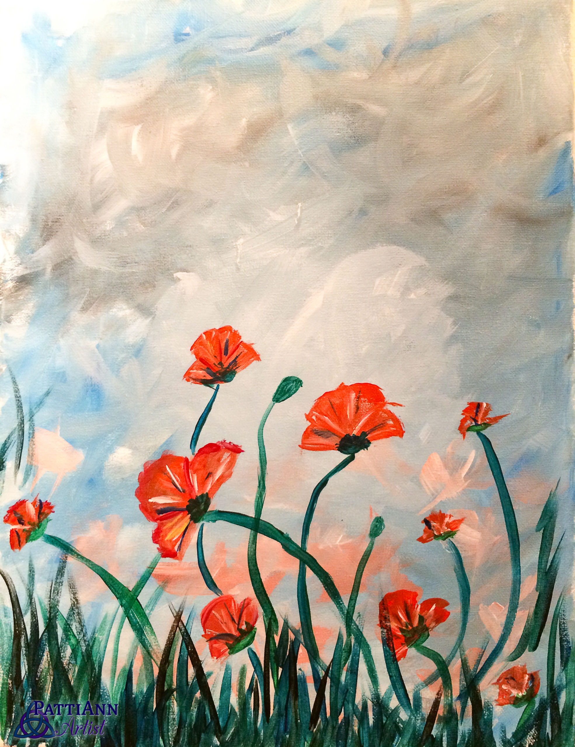 Poppies - PattiAnn's Art