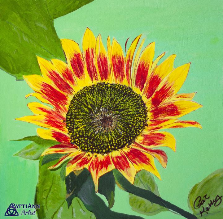 Sunflower in the Sun - PattiAnn's Art